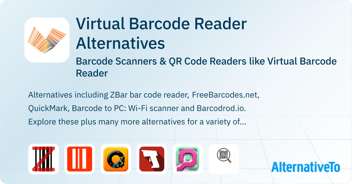 Virtual Barcode Reader Alternatives: Top 13 Barcode Scanners ...