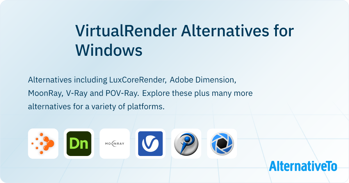 VirtualRender Alternatives for Windows - Page 4 | AlternativeTo