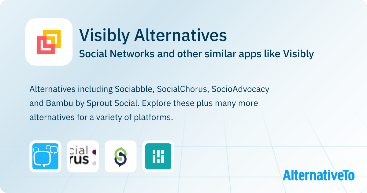 Visibly Alternatives: Top 4 Social Networks & Similar Apps | AlternativeTo