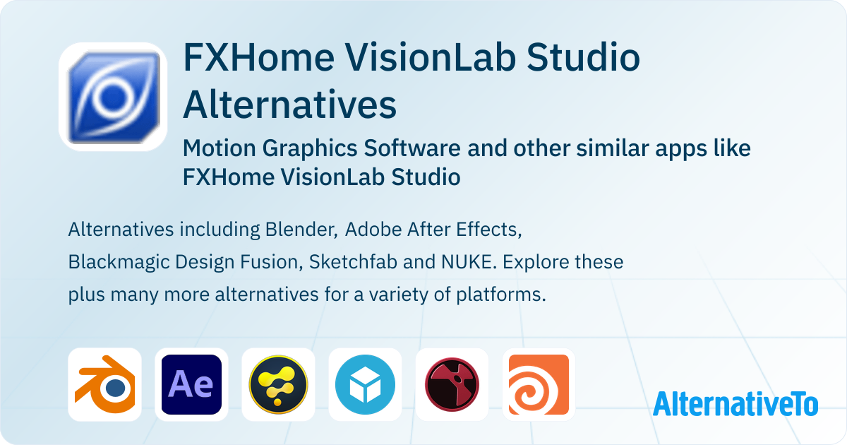 FXHome VisionLab Studio Alternatives: Top 12 Motion Graphics Software ...