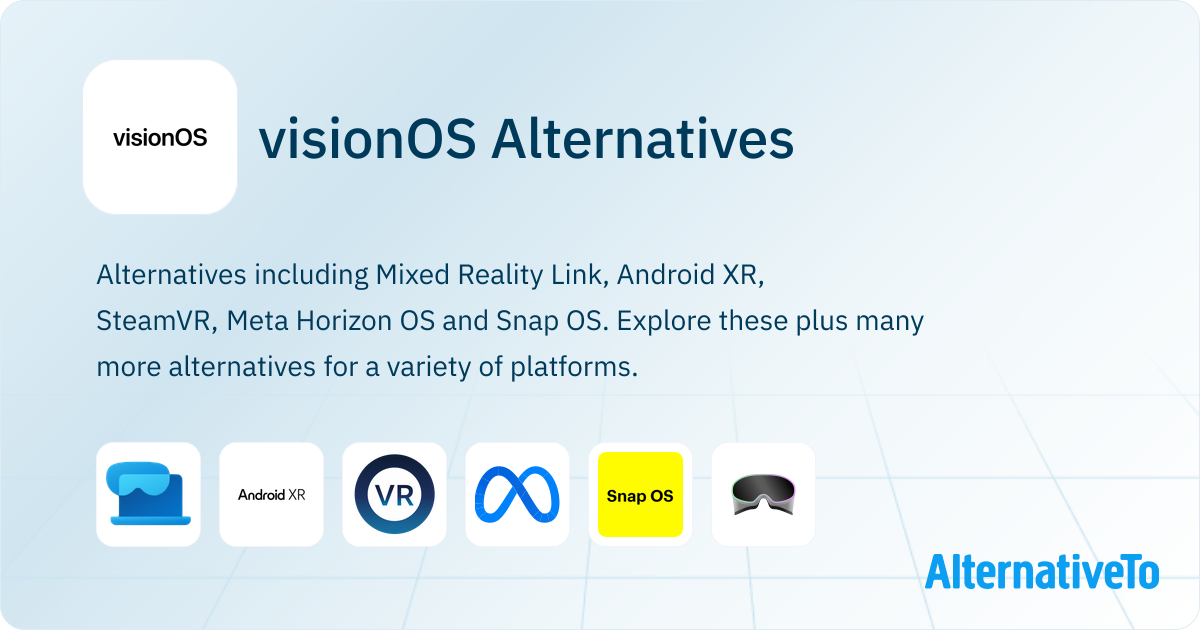 visionOS Alternatives - Explore Similar Apps | AlternativeTo