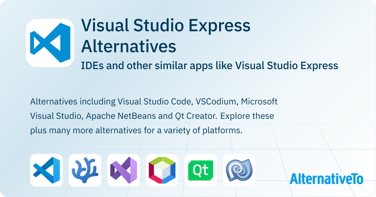 Visual Studio Express Alternatives: Top 12 IDEs & Similar Apps ...