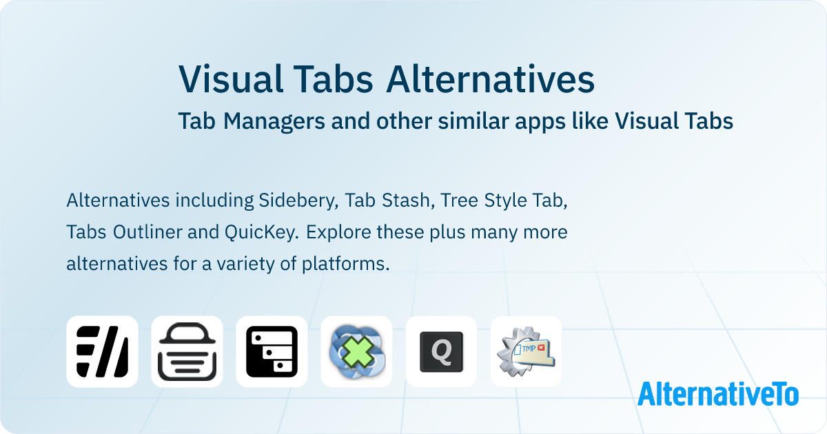 Visual Tabs Alternatives: Top 15 Tab Managers & Similar Apps ...