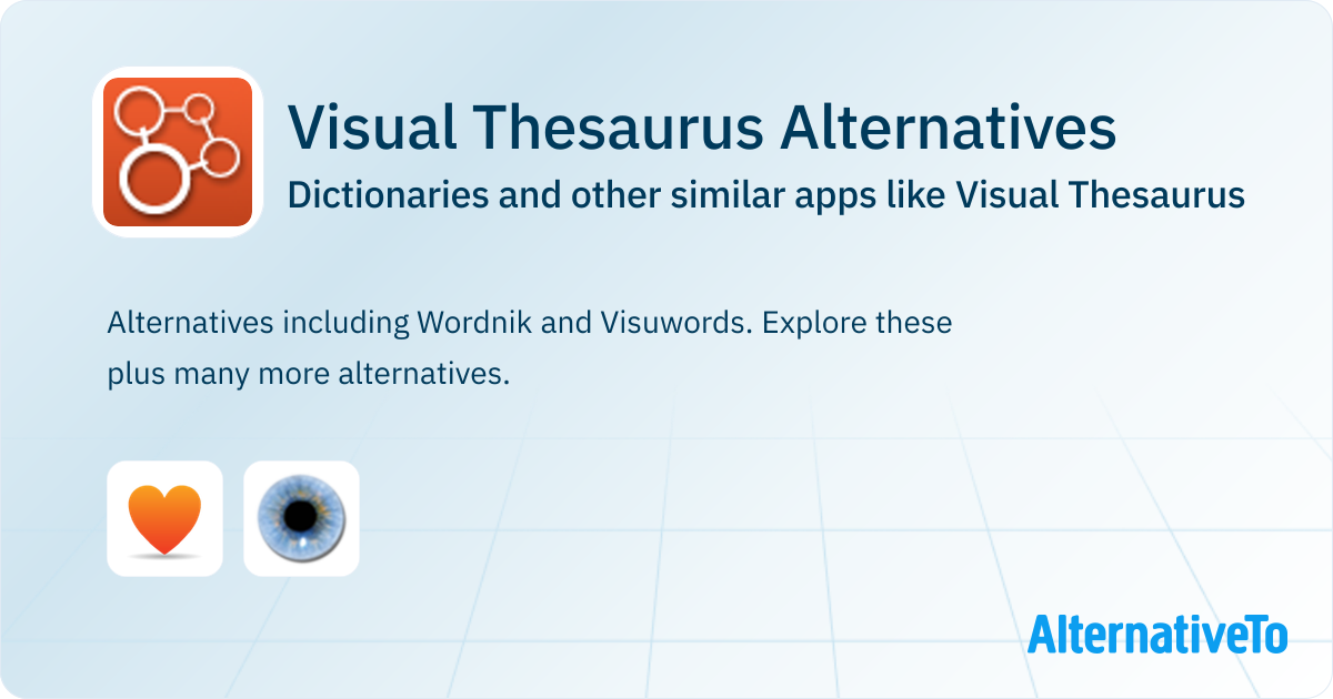 Visual Thesaurus Alternatives: Top 2 Dictionaries & Similar Websites ...