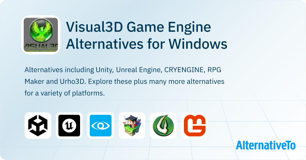 Visual3D Game Engine Alternatives for Windows: Game Development Tools ...