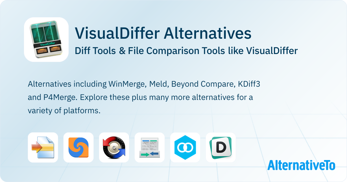 VisualDiffer Alternatives: Top 12 Diff Tools | AlternativeTo