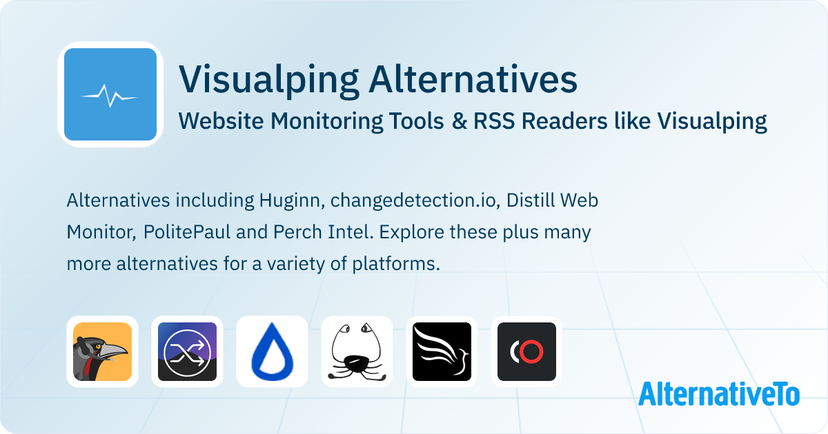 Visualping Alternatives: Top 12 Website Monitoring Tools | AlternativeTo