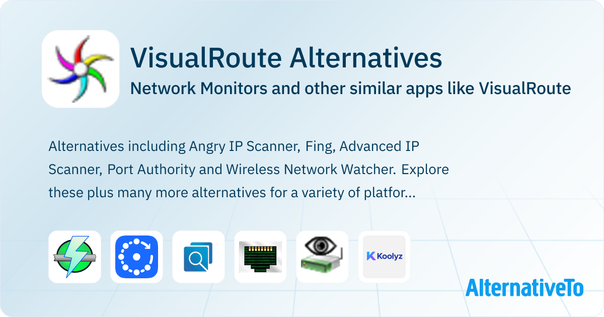 VisualRoute Alternatives: Top 21 Network Monitors & Similar Apps ...