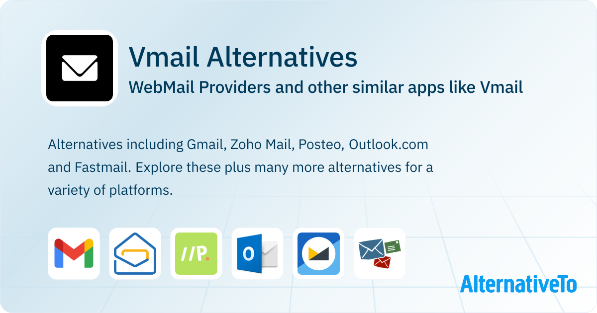 Vmail Alternatives: Top 21 WebMail Providers & Similar Websites ...