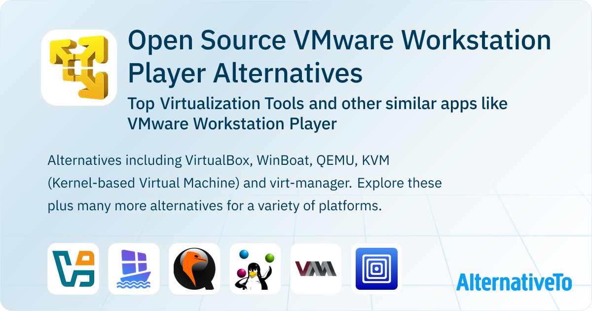 Open Source VMware Workstation Player Alternatives: Top 12 ...