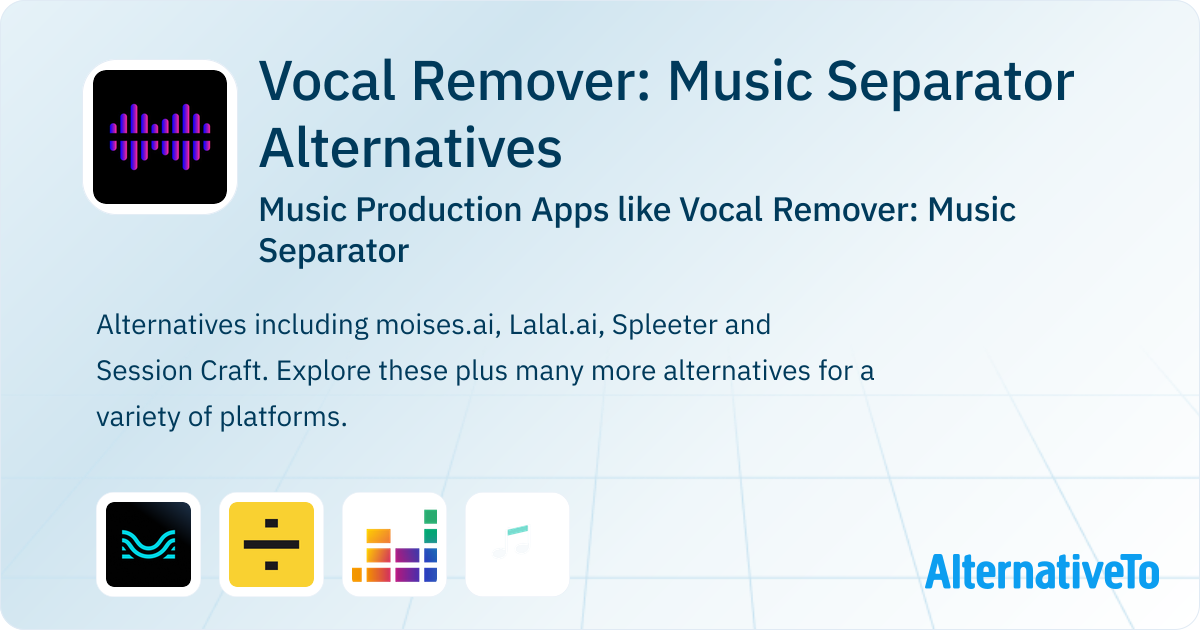 Vocal Remover: Music Separator Alternatives: Top 3 Music Production ...