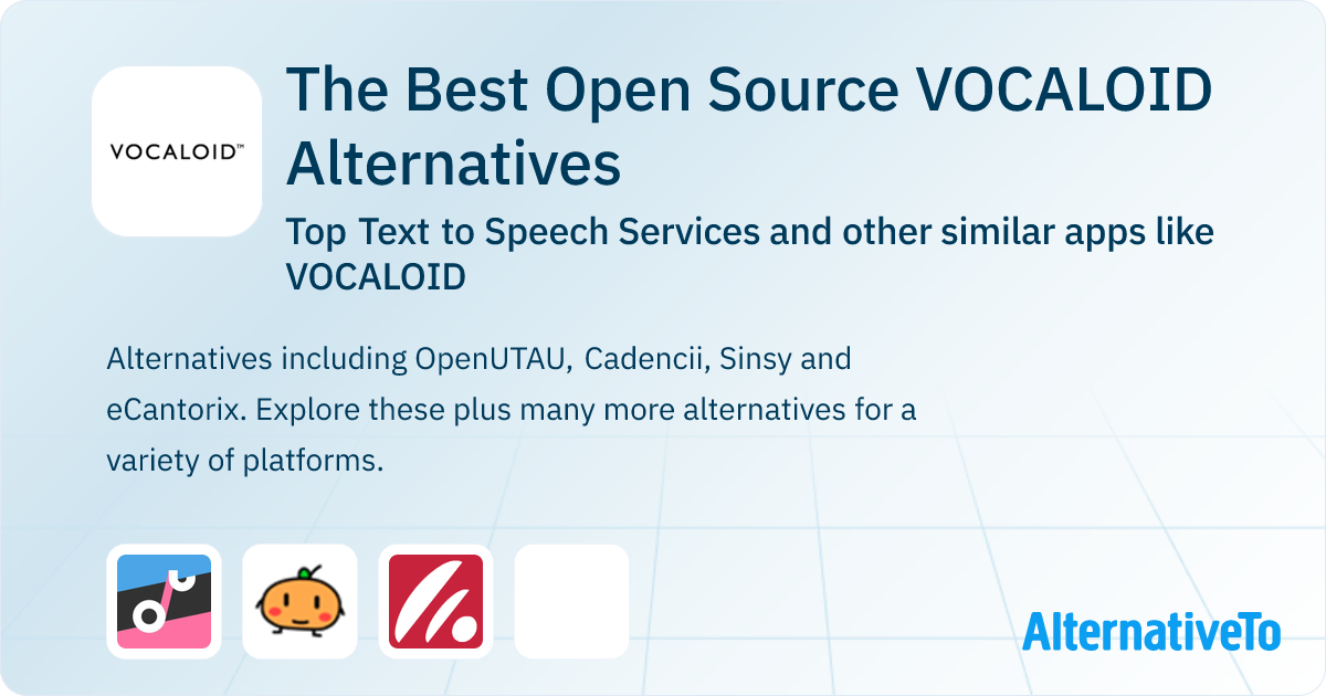 Open Source VOCALOID Alternatives: Top 4 Text to Speech Services ...