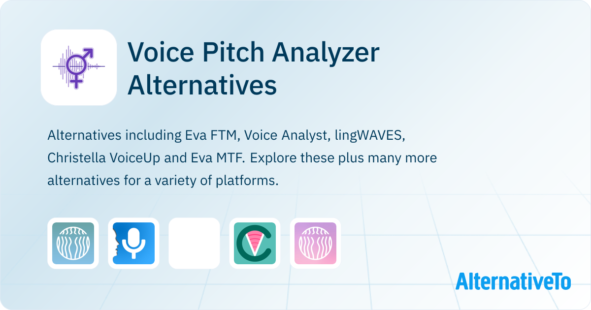 Voice Pitch Analyzer Alternatives and Similar Apps | AlternativeTo