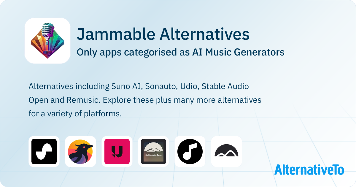 Jammable Alternatives: Top 12 AI Music Generators | AlternativeTo