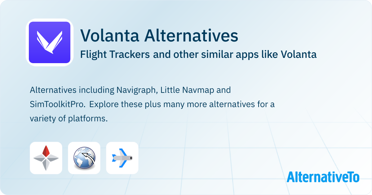 Volanta Alternatives: Top 3 Flight Trackers & Similar Apps | AlternativeTo