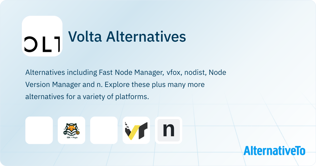 Volta Alternatives - Explore Similar Software | AlternativeTo