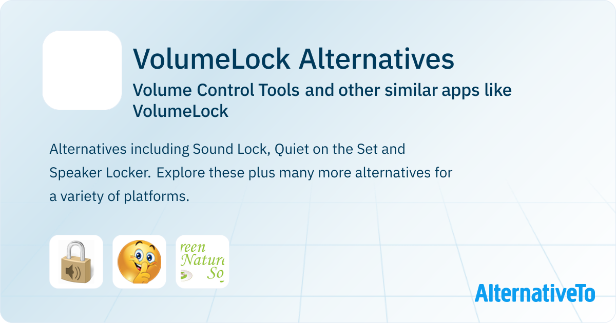 VolumeLock Alternatives: Top 3 Volume Control Tools & Similar Apps ...