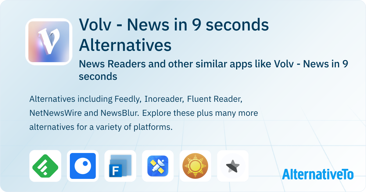 Volv - News in 9 seconds Alternatives: Top 11 News Readers & Similar ...