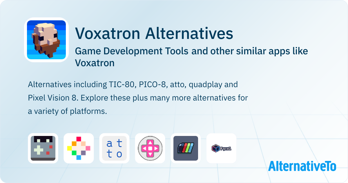 Voxatron Alternatives: Top 22 Game Development Tools & Similar Websites ...