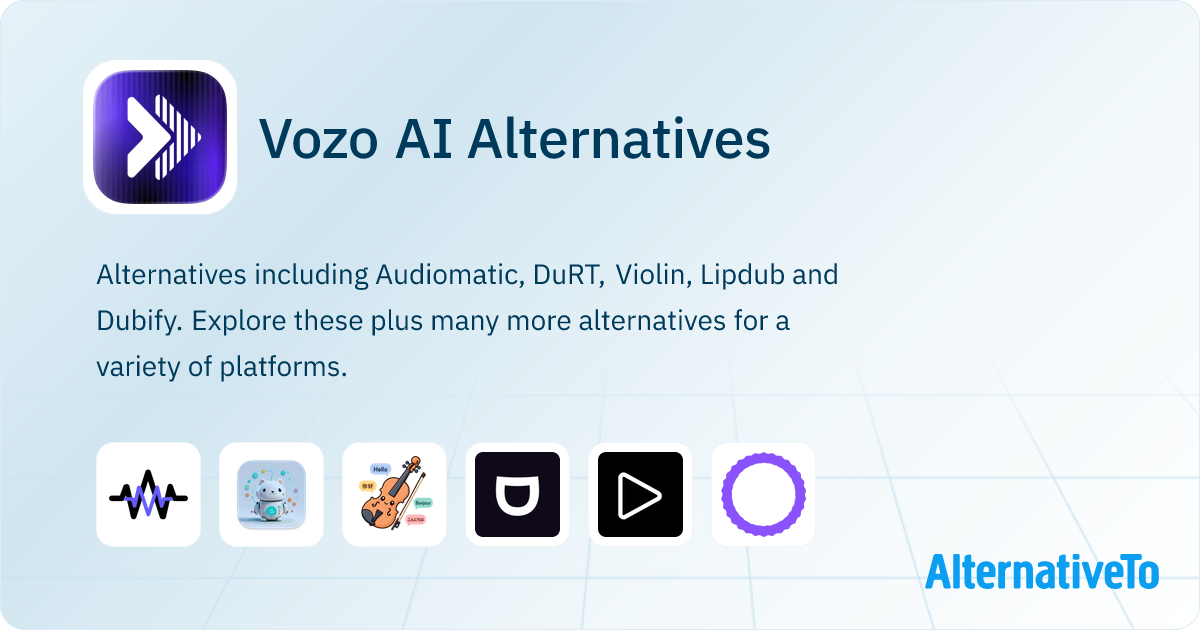 Vozo AI Alternatives - Explore Similar Apps | AlternativeTo