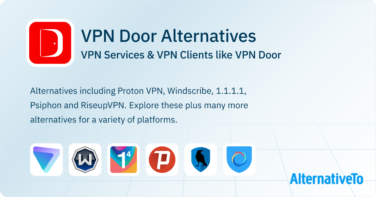 VPN Door Alternatives: Top 12 VPN Services & VPN Clients | AlternativeTo