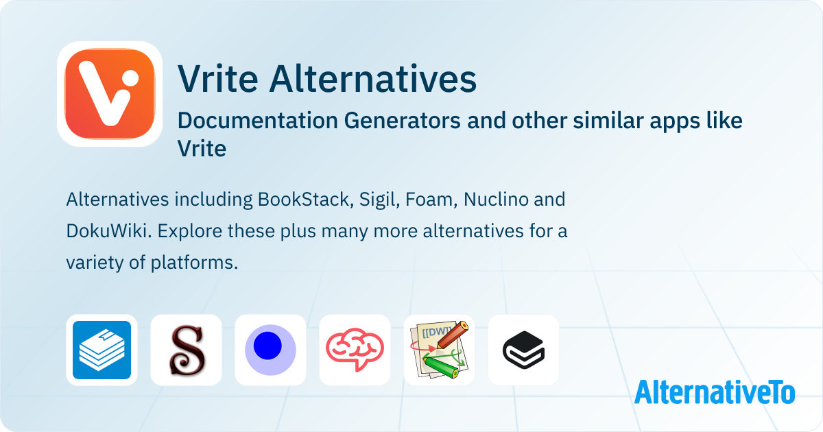 Vrite Alternatives: Top 12 Documentation Generators & Similar Apps ...