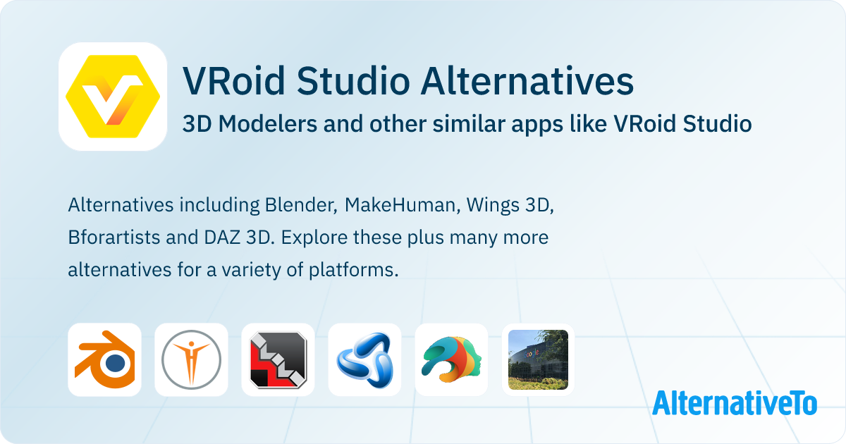 VRoid Studio Alternatives: Top 12 3D Modelers & Similar Apps ...
