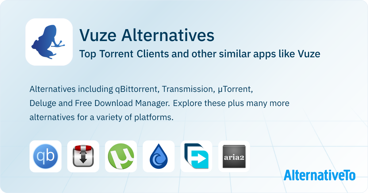 Great Vuze Alternatives: Top Torrent Clients in 2026 | AlternativeTo
