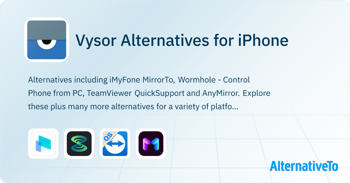 Vysor Alternatives for iPhone: Top 4 Screen Mirroring Apps | AlternativeTo