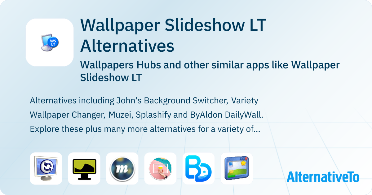 Wallpaper Slideshow LT Alternatives: Top 12 Wallpapers Hubs & Similar ...