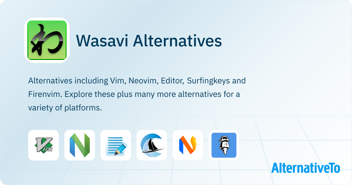 Wasavi Alternatives - Explore Similar Apps & Services | AlternativeTo
