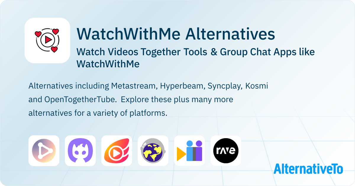 WatchWithMe Alternatives: Top 12 Watch Videos Together Tools ...
