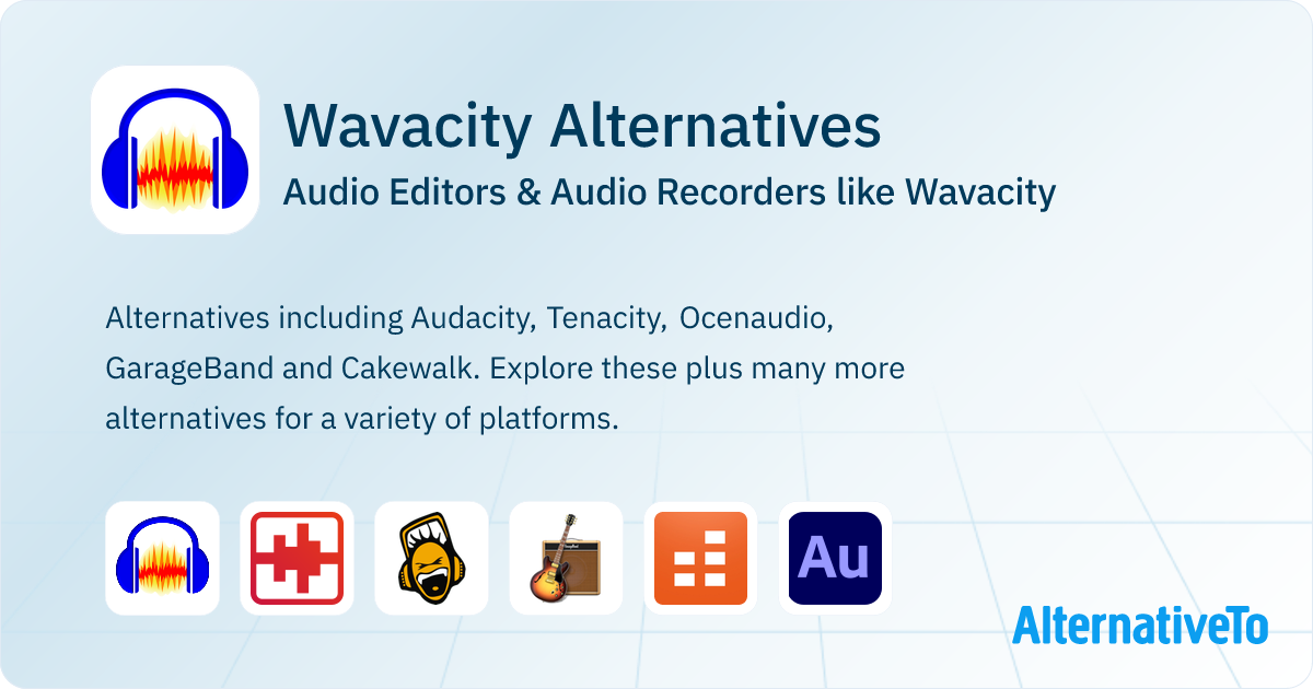 Wavacity Alternatives: Top 12 Audio Editors & Audio Recorders ...