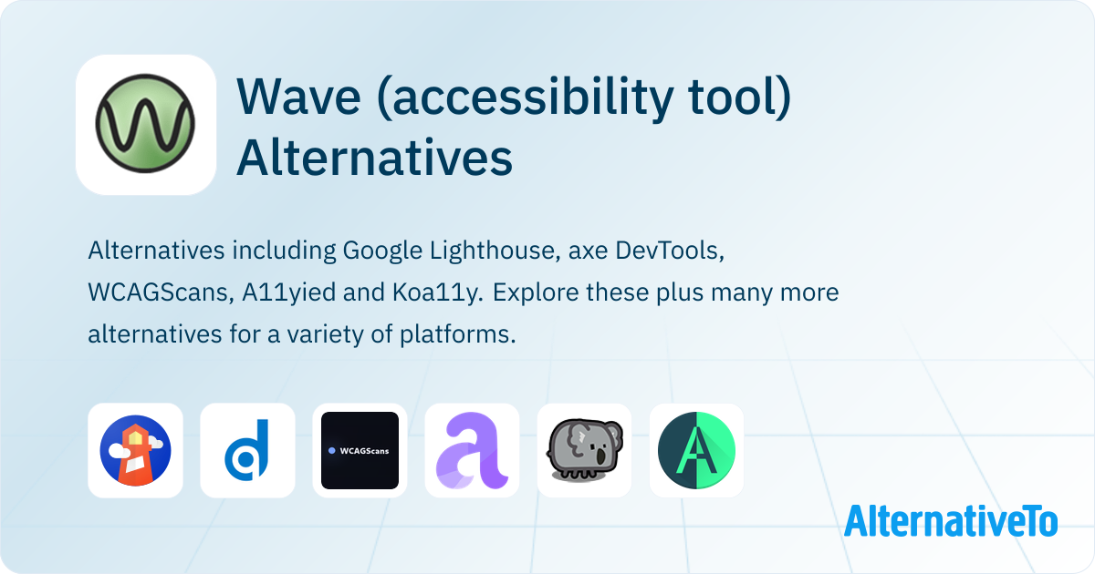 Wave (accessibility tool) Alternatives - Explore Similar Apps ...