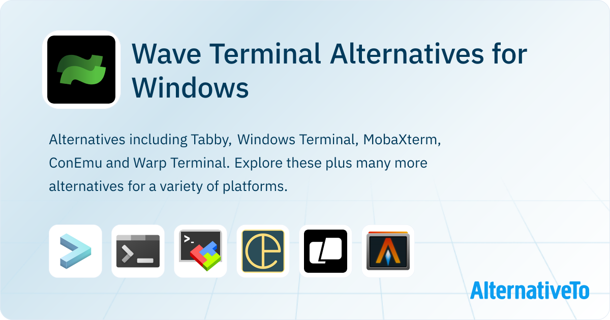 Wave Terminal Alternatives for Windows: Top 12 Terminal Emulators ...