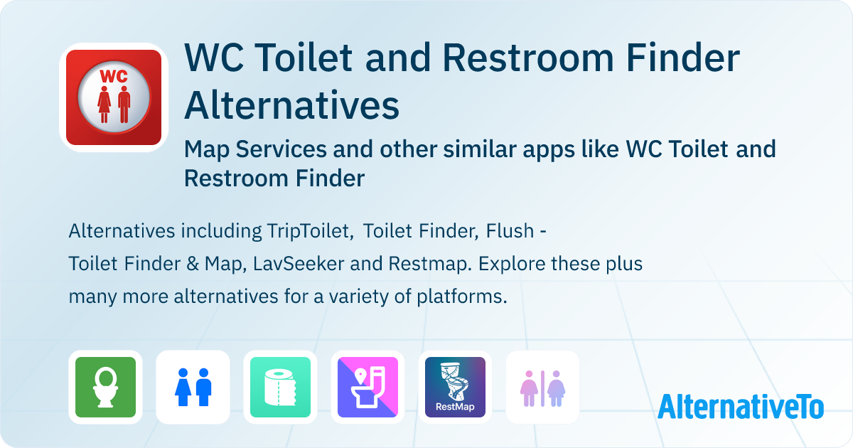 WC Toilet and Restroom Finder Alternatives: Top 11 Map Services ...