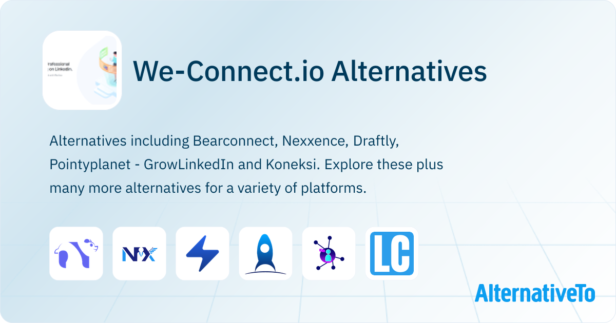We-Connect.io Alternatives - Explore Similar Sites & Apps | AlternativeTo