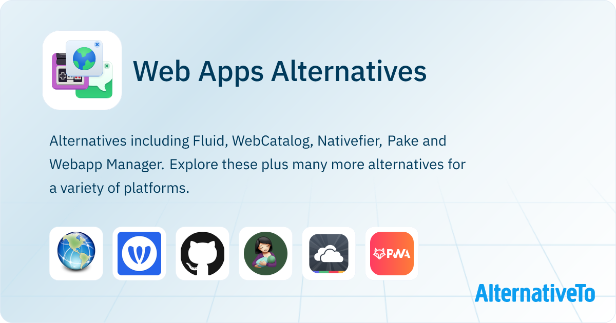 Web Apps Alternatives - Explore Similar Software | AlternativeTo