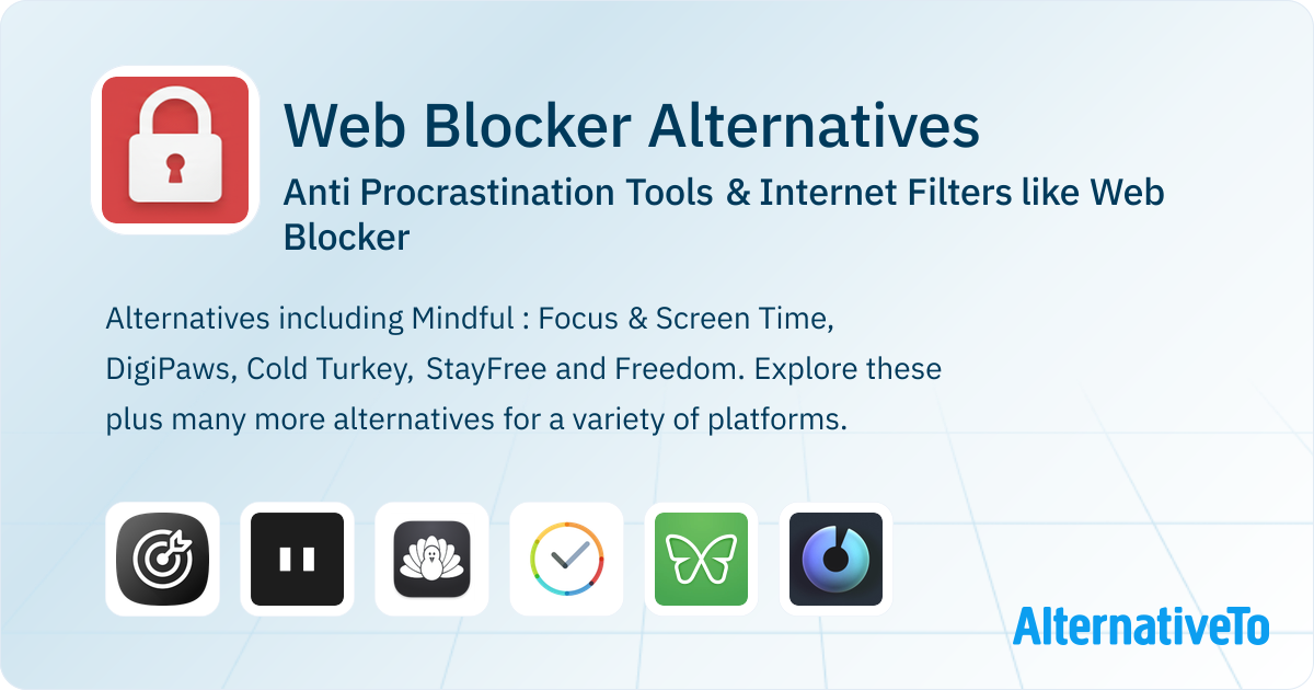 Web Blocker Alternatives: Top 11 Anti Procrastination Tools | AlternativeTo