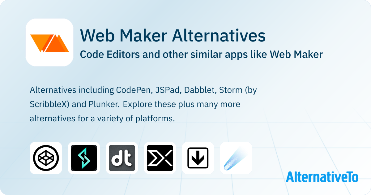 Web Maker Alternatives: Top 11 Code Editors & Similar Apps | AlternativeTo
