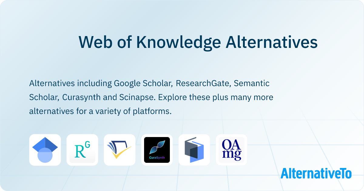 Web of Knowledge Alternatives - Explore Similar Sites & Apps ...