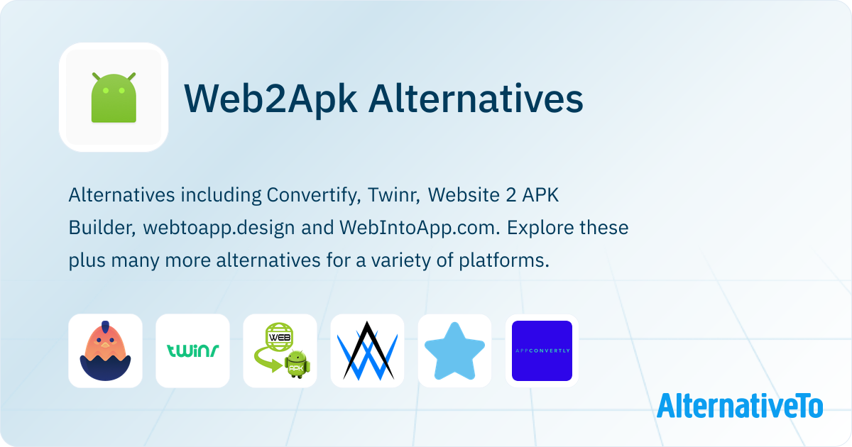 Web2Apk Alternatives - Explore Similar Apps | AlternativeTo