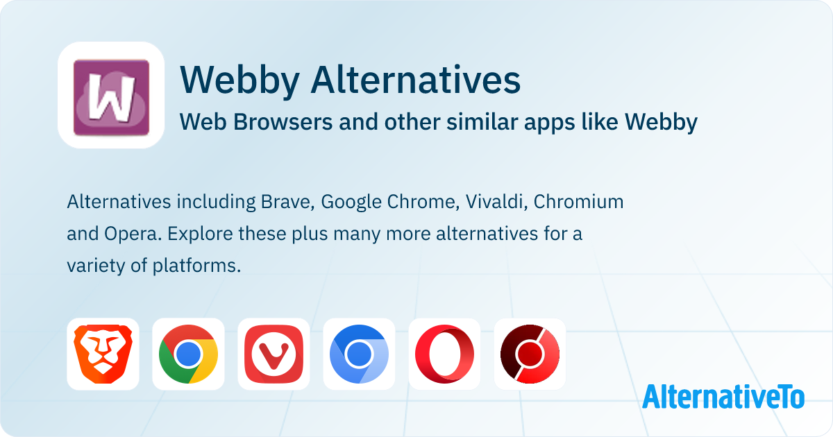 Webby Alternatives: Top 12 Web Browsers & Similar Apps | AlternativeTo