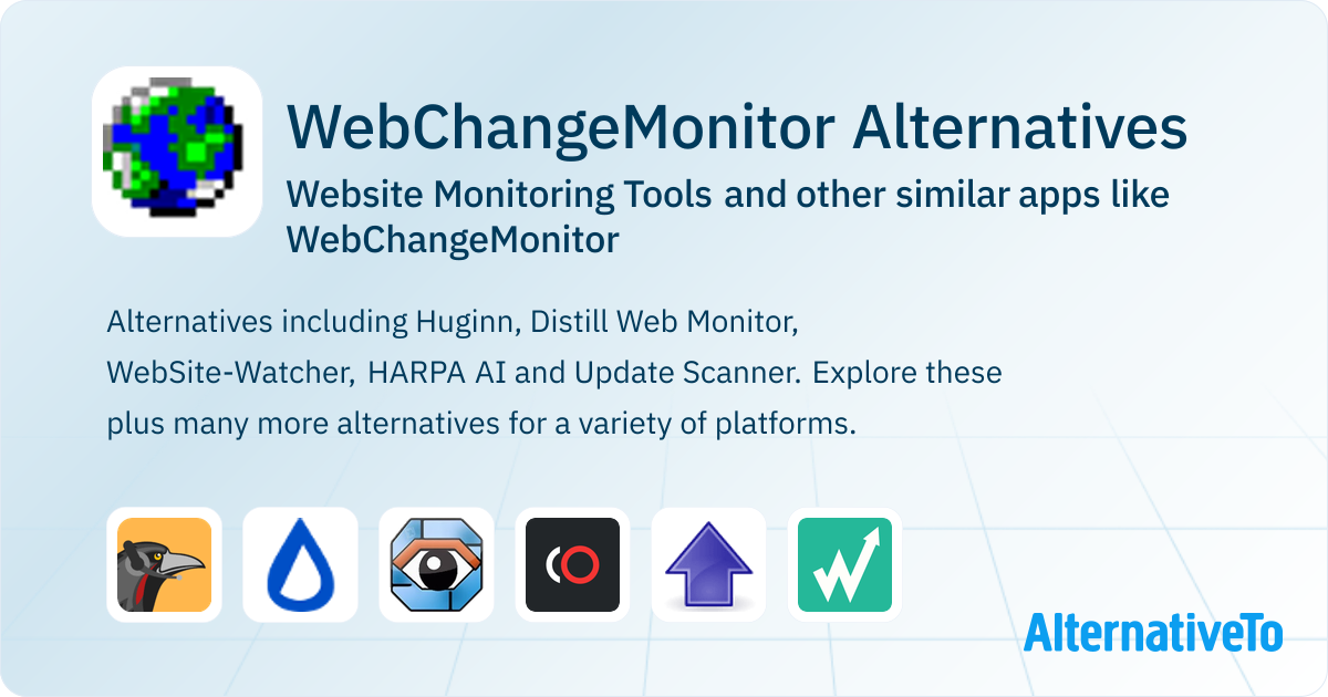 WebChangeMonitor Alternatives: Top 12 Website Monitoring Tools ...
