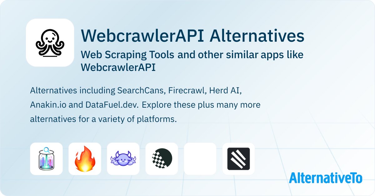 WebcrawlerAPI Alternatives: Top 7 Web Scraping Tools & Similar Websites ...