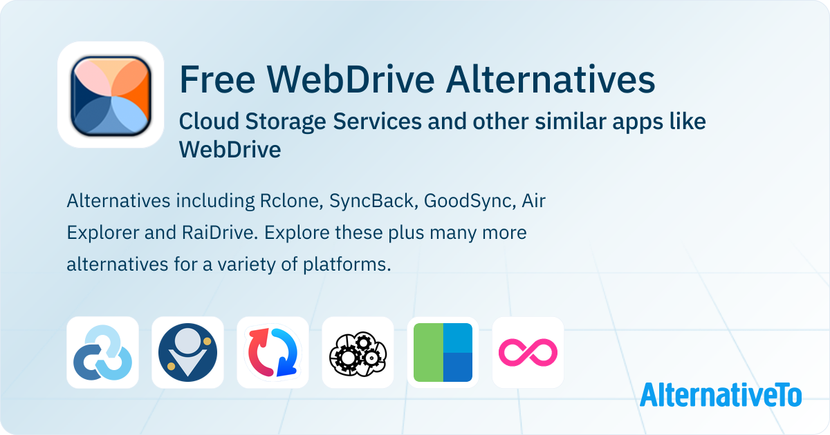 Free WebDrive Alternatives: Top 12 Cloud Storage Services & Similar ...