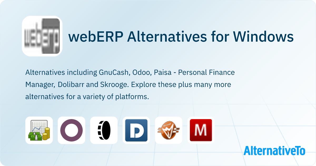 webERP Alternatives for Windows | AlternativeTo
