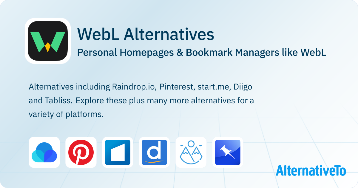 WebL Alternatives: Top 12 Personal Homepages | AlternativeTo