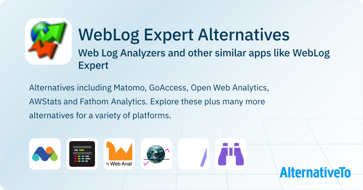WebLog Expert Alternatives: Top 12 Web Log Analyzers & Similar Apps ...