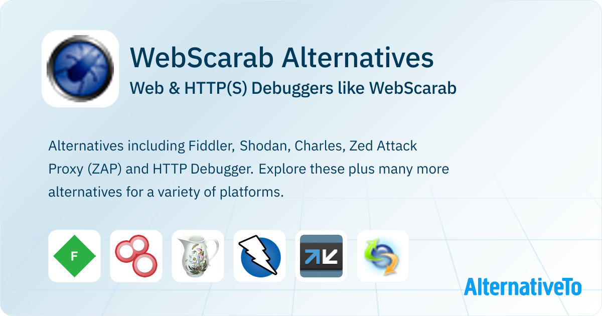 WebScarab Alternatives: Top 9 Web & HTTP(S) Debuggers | AlternativeTo